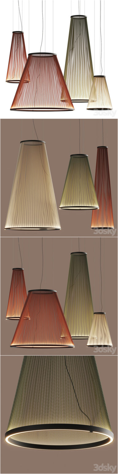 Desire FX 3d models | Vibia Array Pendant Lamps 002 – 3D Model