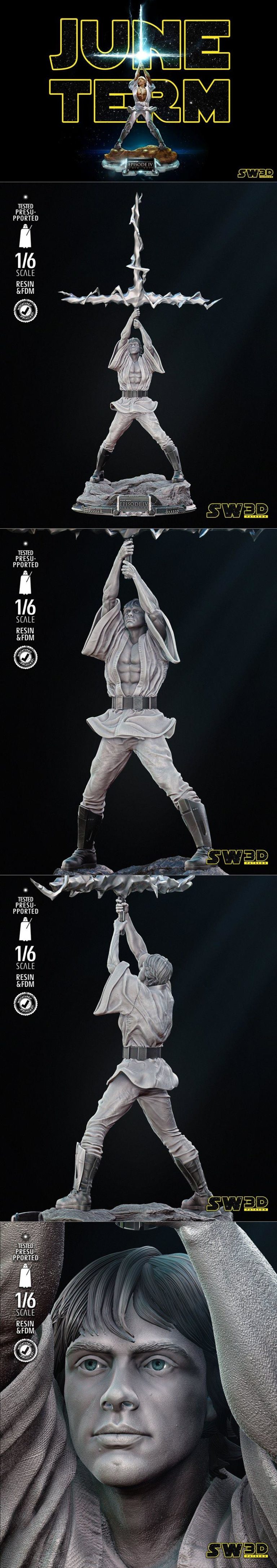 Desire FX 3d models | SW3D – Luke Sculpture – 3D Print Model STL