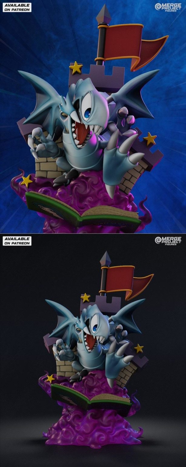 Desire FX 3d models | Merge Project Figures – Blue Eyes White Dragon ...