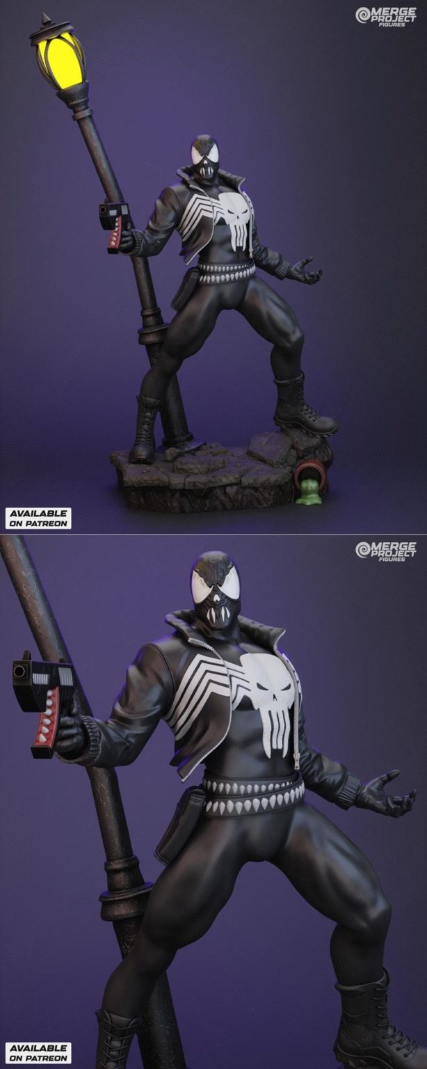 Desire FX 3d models | Merge Project Figures – Venomized Punisher – 3D ...