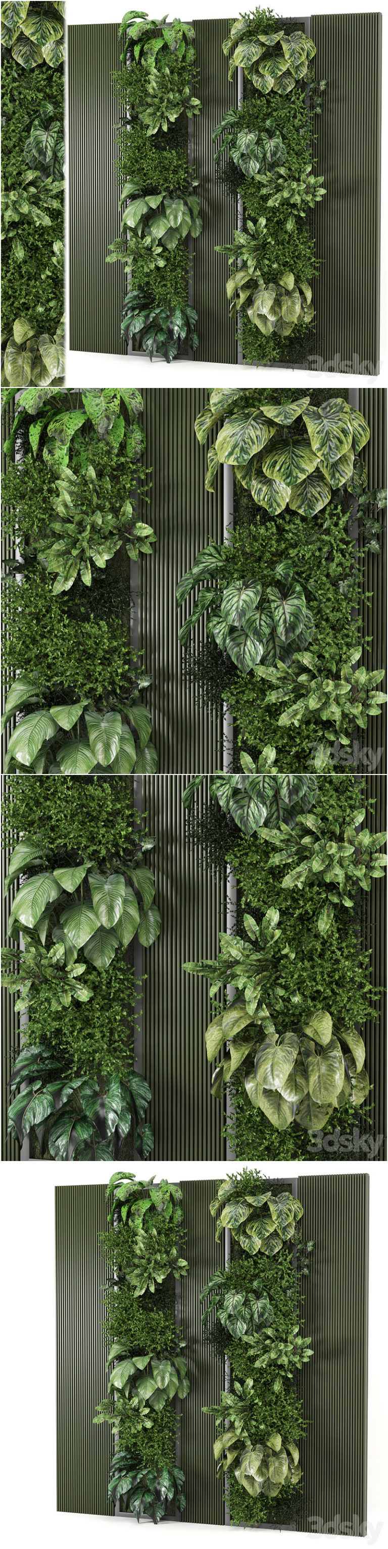 Desire FX 3d models | indoor wall vertical garden – Set 953 – 3D Model