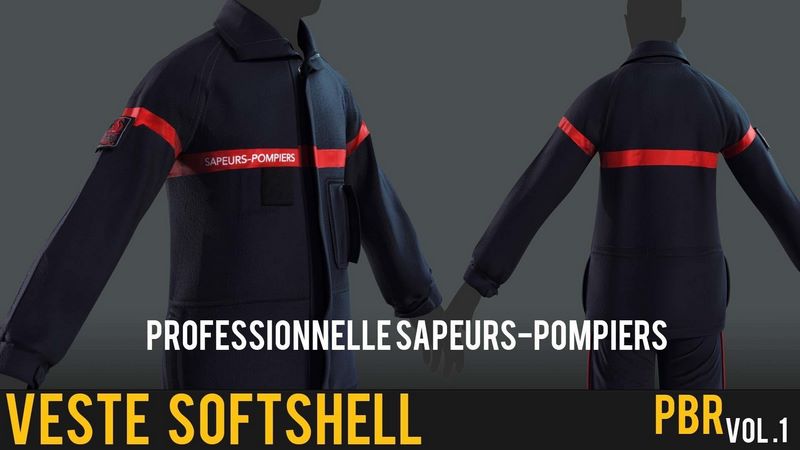 Desire FX 3d models | Veste Softshell Professionnelle Sapeurs-Pompiers ...