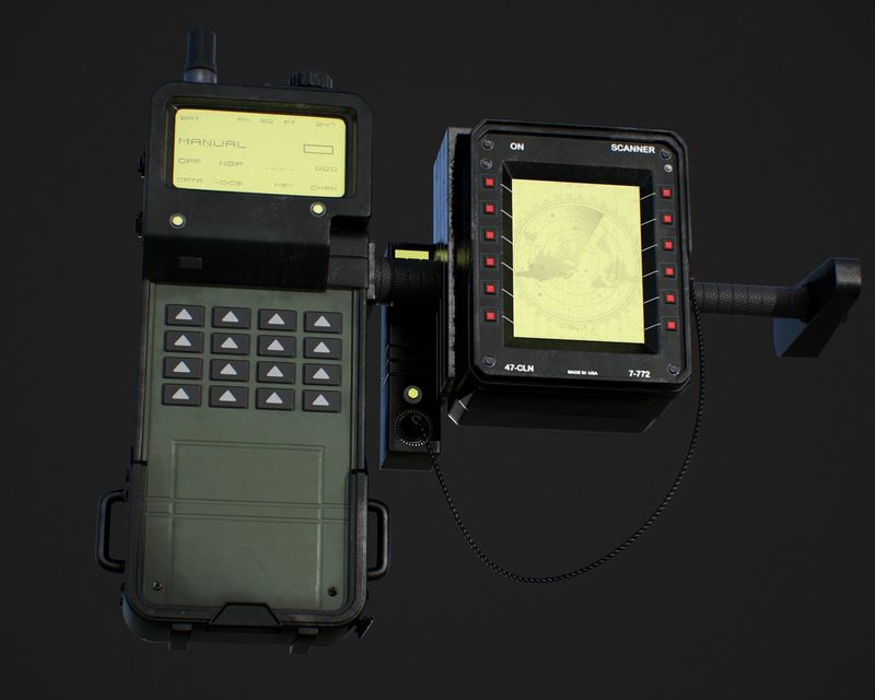 Desire FX 3d models | Military Radio-Scanner -PBR-Game ready Low-poly ...