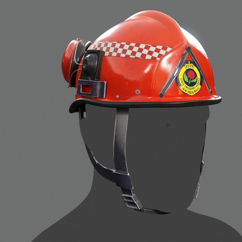 Desire FX 3d models | Pacific R5SNB Rescue Helmet – SES Style Low-poly ...