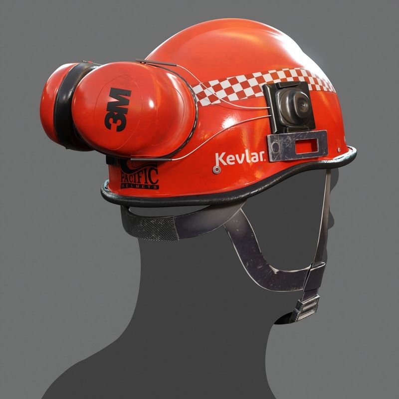 Desire FX 3d models | Pacific R5SNB Rescue Helmet – SES Style Low-poly ...