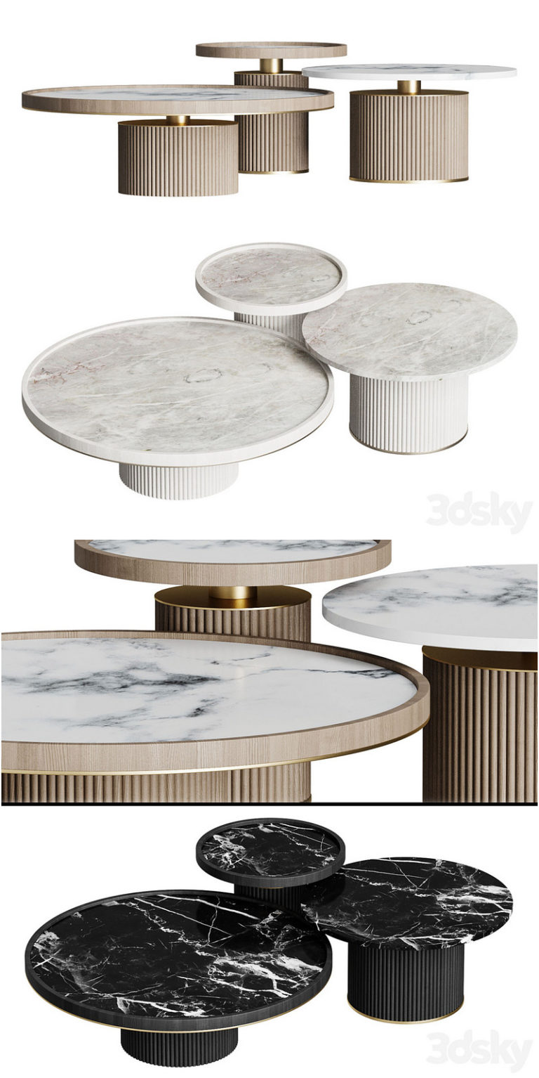 Desire FX 3d models | Ana Roque Tenor Coffee Tables – 3D Model