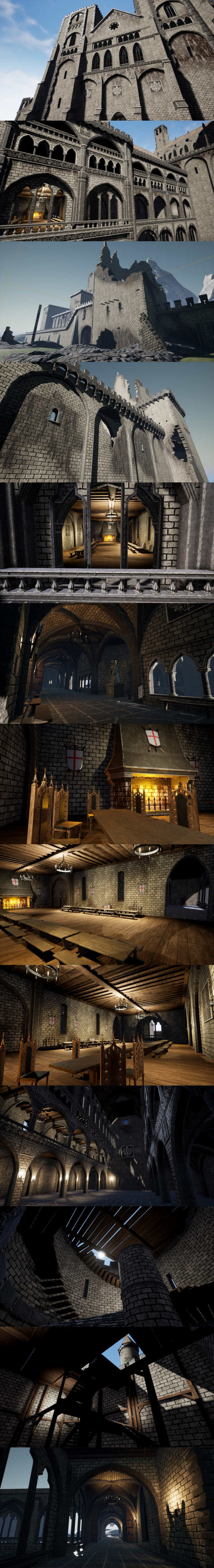 Desire FX 3d models | Big Castle and Cathedral Pack