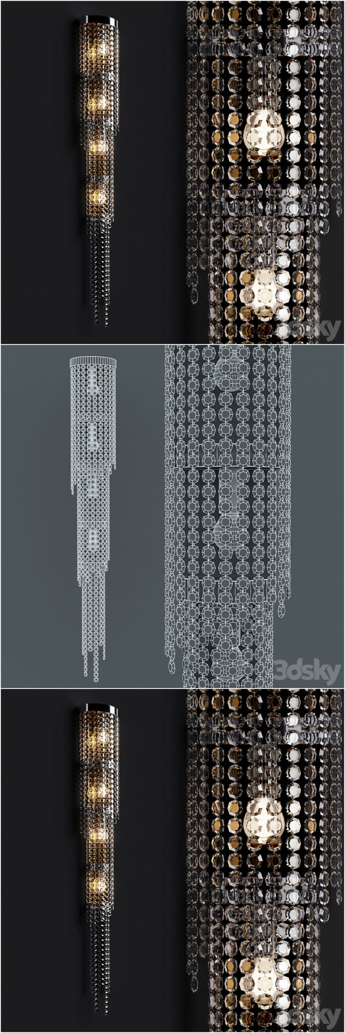 Desire FX 3d models | Bra Wired – Cascata Demi-lune – 3D Model