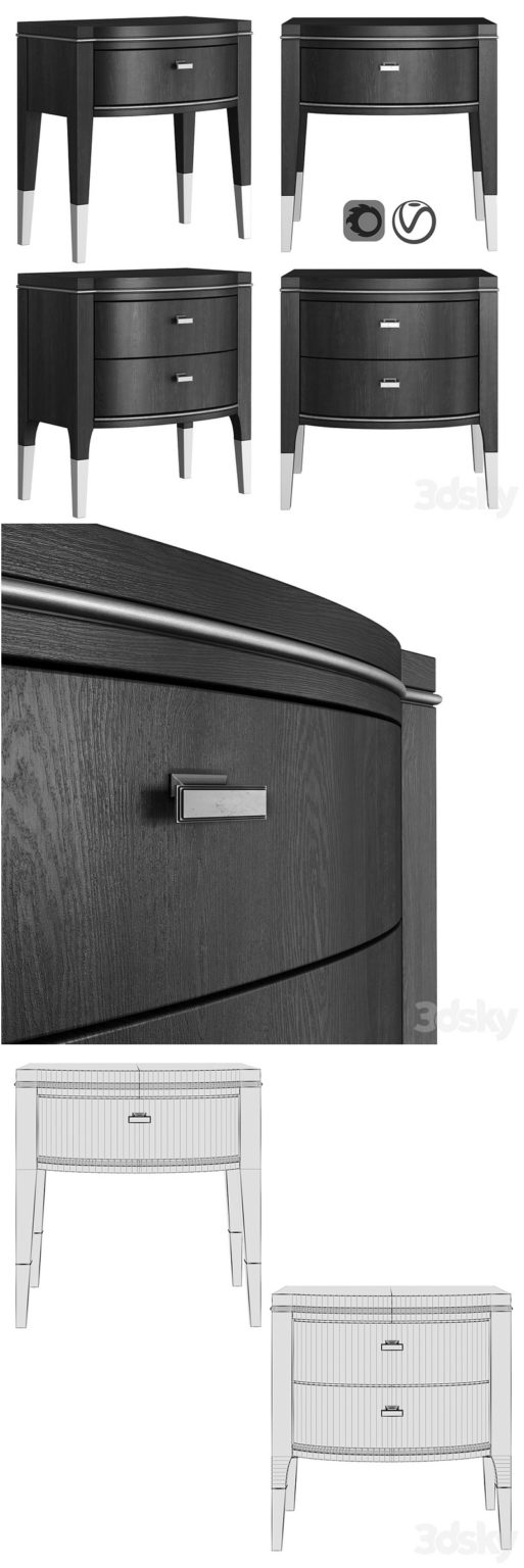 Desire FX 3d models | Dantone Home Grand bedside table – 3D Model