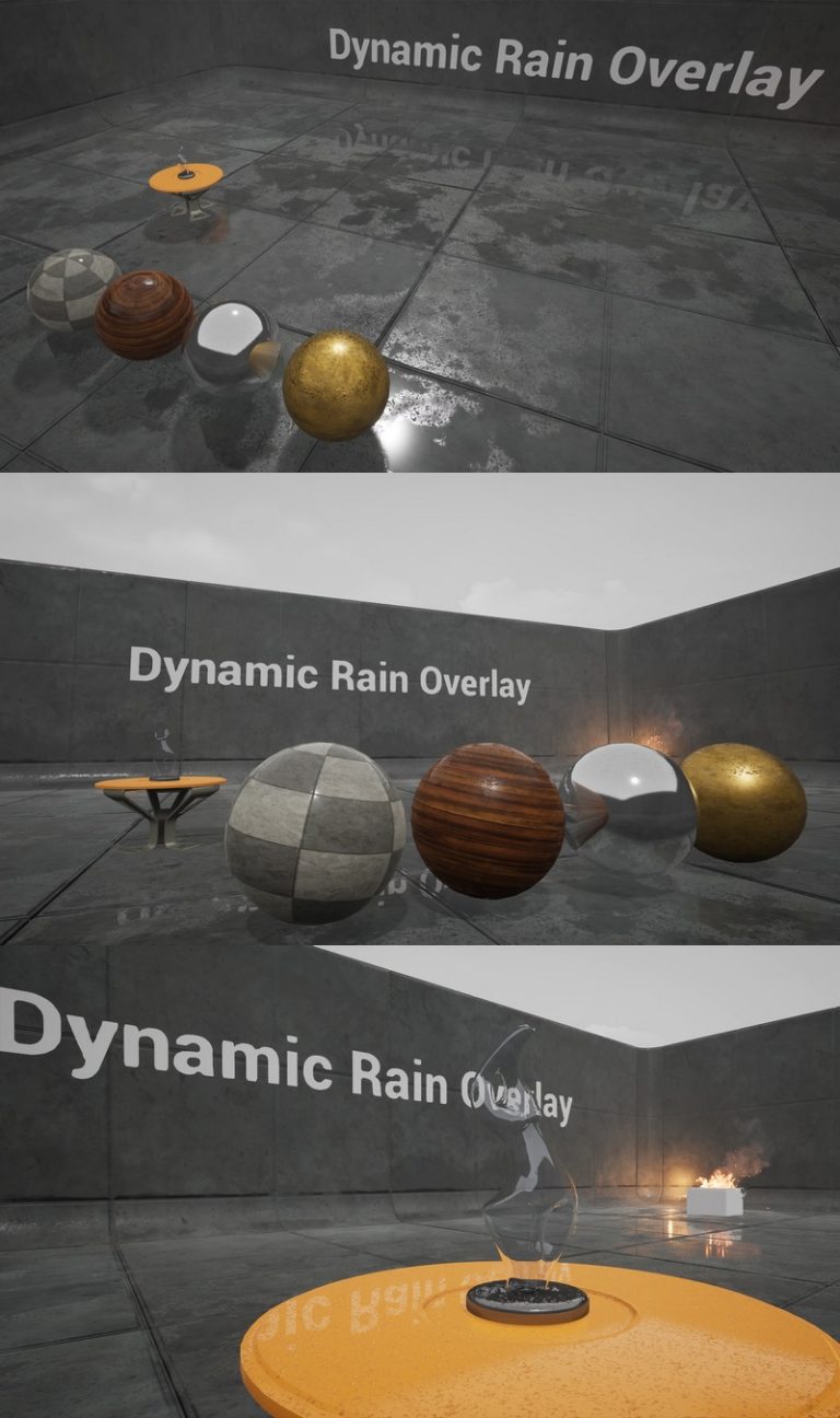 Desire FX 3d models | Dynamic Rain Overlay