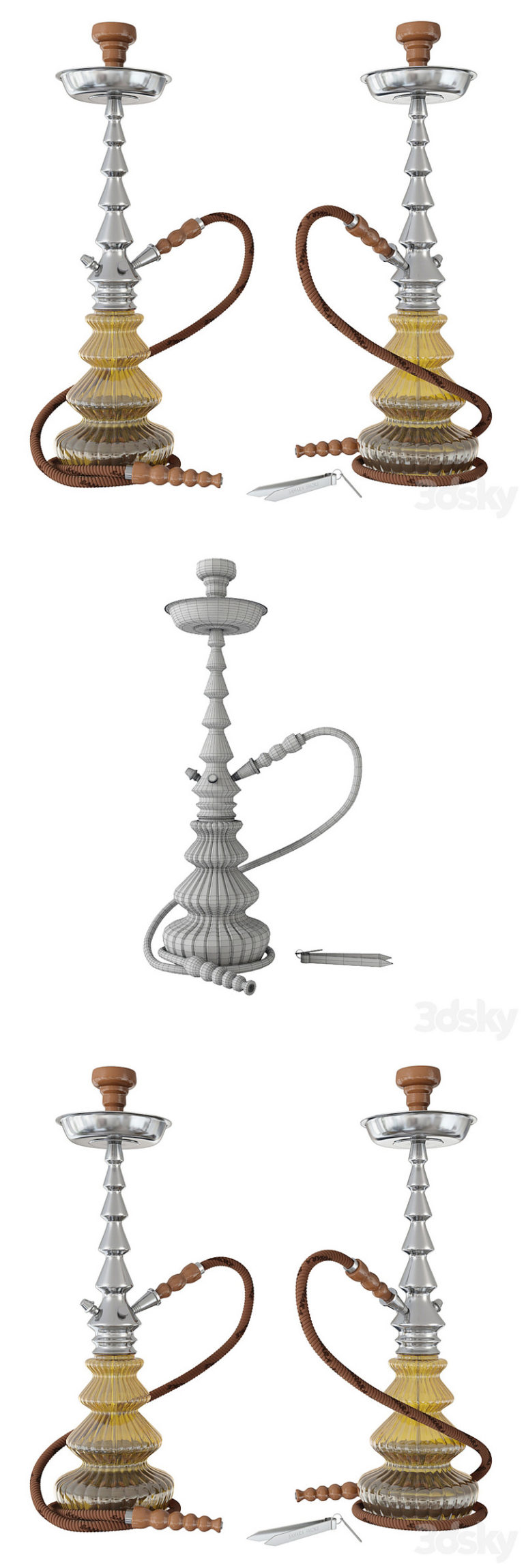 Desire FX 3d models | Hookah MYA Luna Hookah – 3D Model