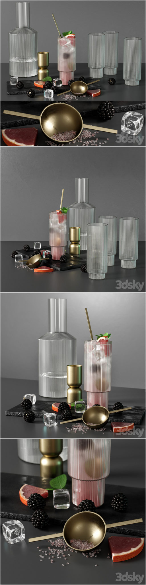 Desire FX 3d models | Kitchen decor set 07 – 3D Model