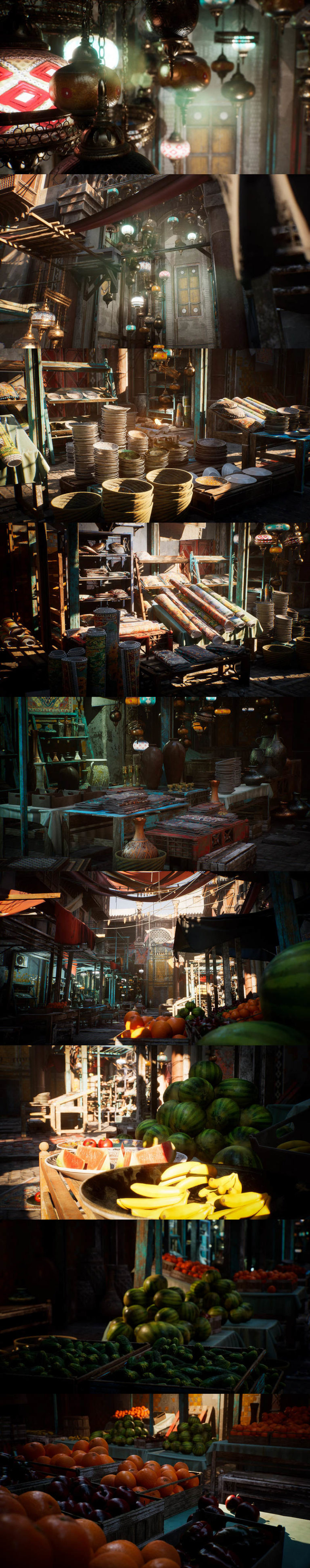 Desire FX 3d models | Market Street Environment Kit