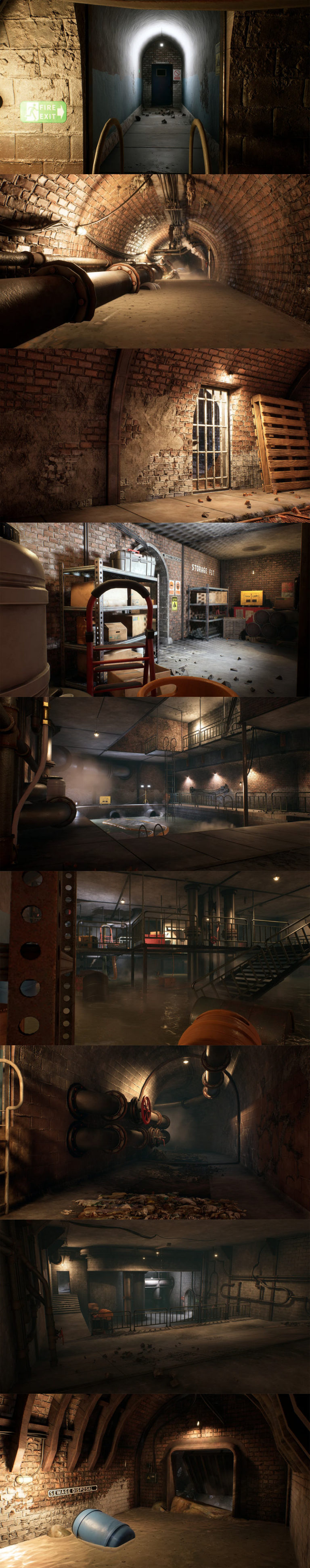 Desire FX 3d models | Modular Sewer System Pack