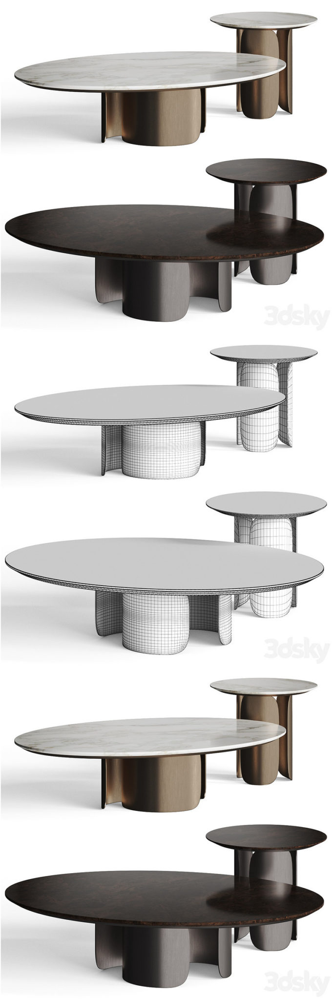 Desire FX 3d models | Opera Contemporary Gabriel Coffee Table – 3D Model