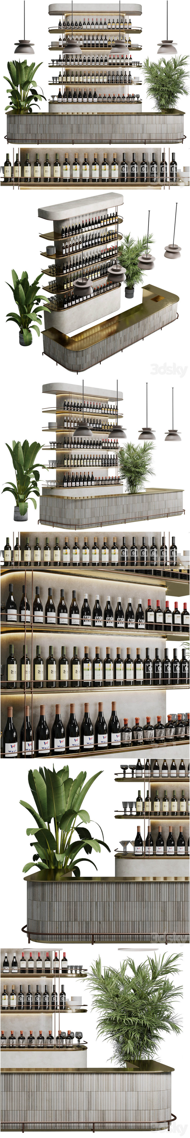 Desire FX 3d models | Reception Desk for Restaurant and Caffe with ...
