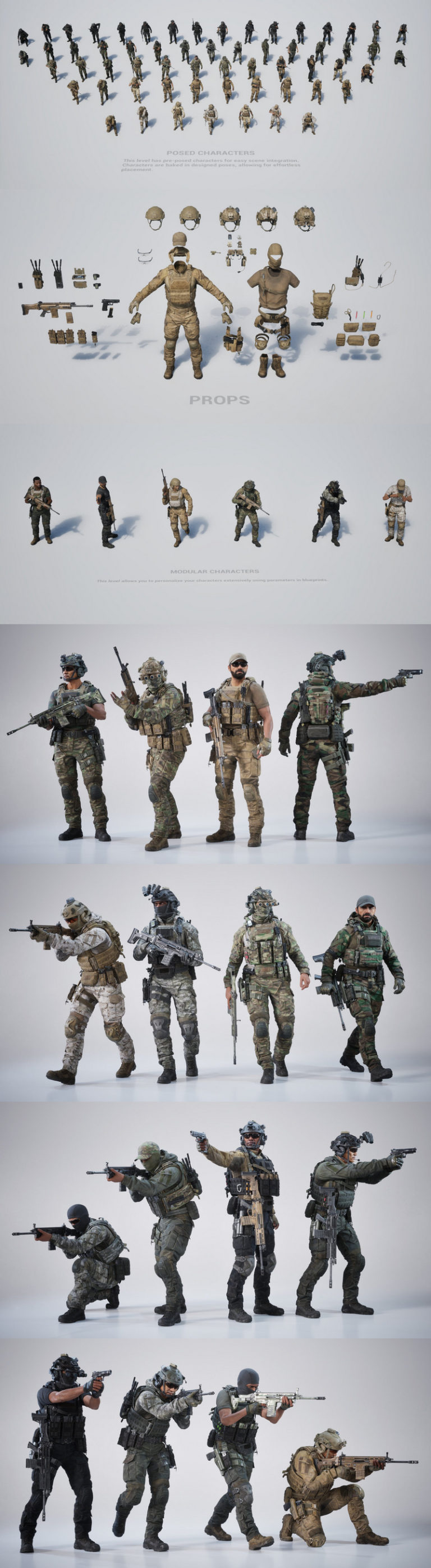 Desire FX 3d models | Special Ops – Modular Hero Character