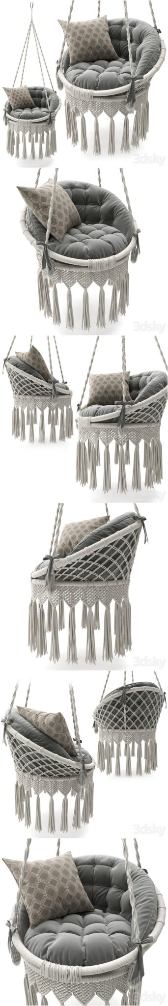Desire FX 3d models | Summary Info for Macrame Hammock – 3D Model