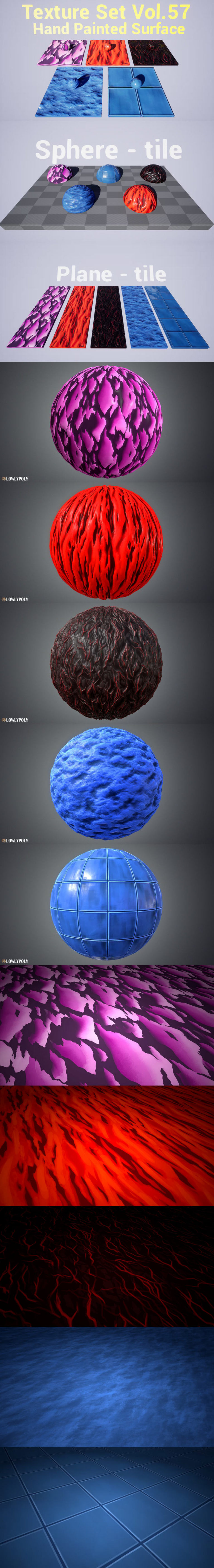 Desire FX 3d models | Surface Vol.57 – Hand Painted Textures