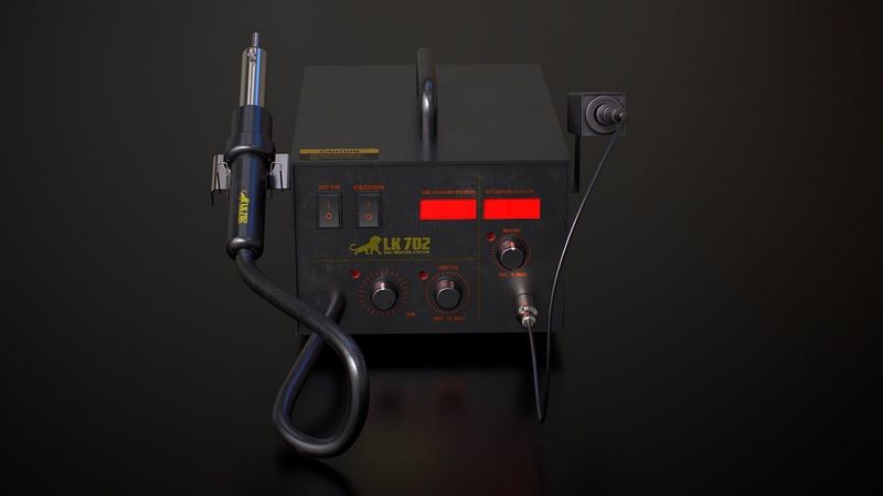 Desire FX 3d models | SMD REWORK STATION SOLDERING STATION 3D model