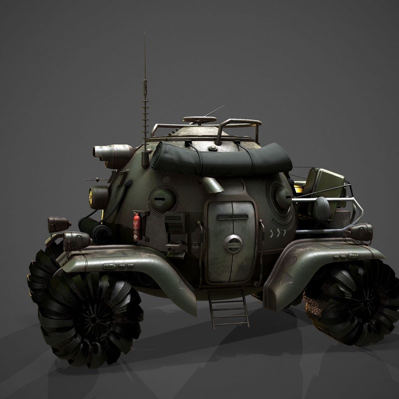 Desire FX 3d models | Heavy armored vehicle 3D model
