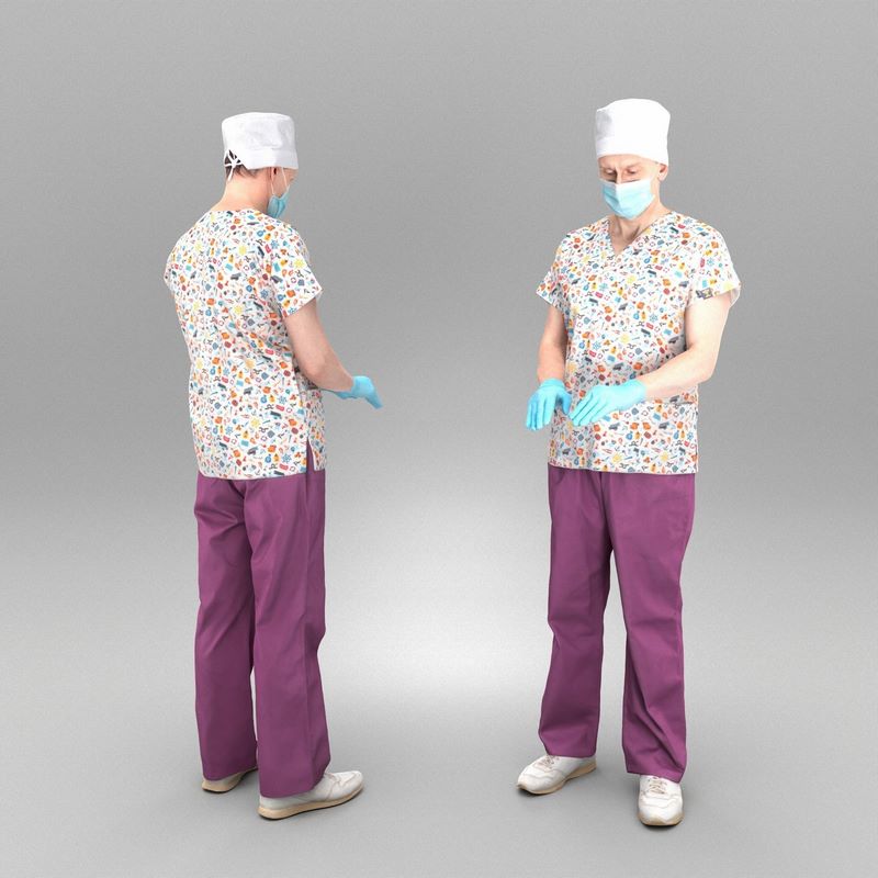 Desire FX 3d models | Male doctor performing surgical procedure 399 Low ...