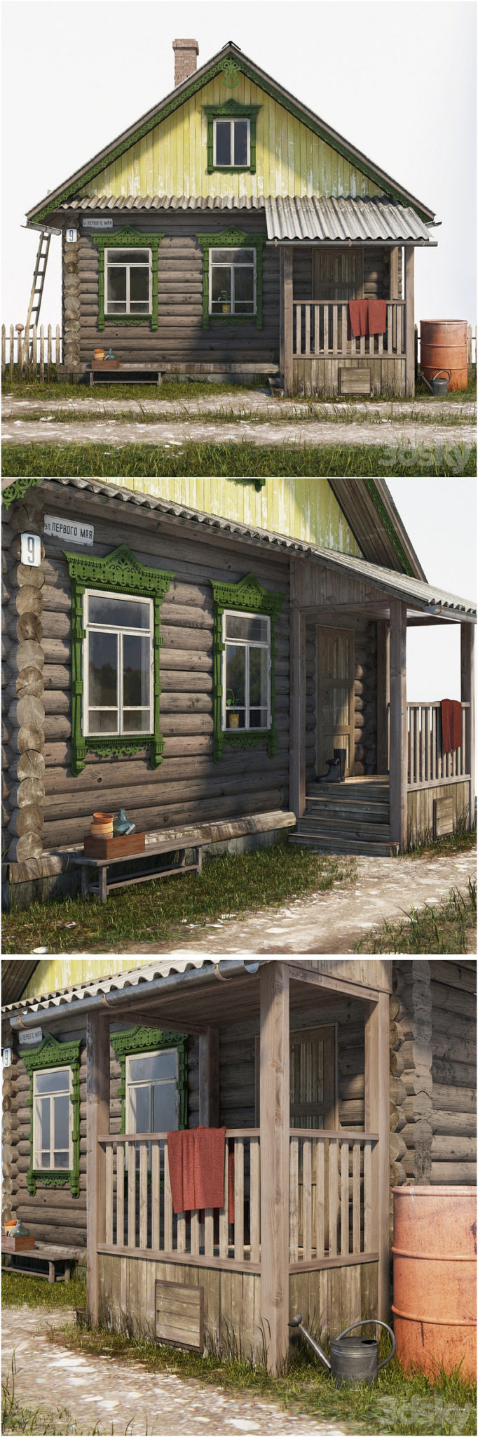 Desire FX 3d models | Cottage, village – 3D Model