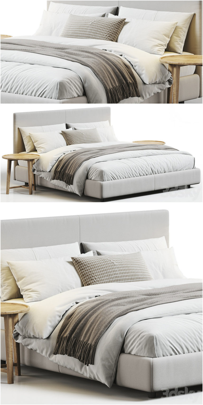 Desire FX 3d models | Flexform Oltre Bed – 3D Model