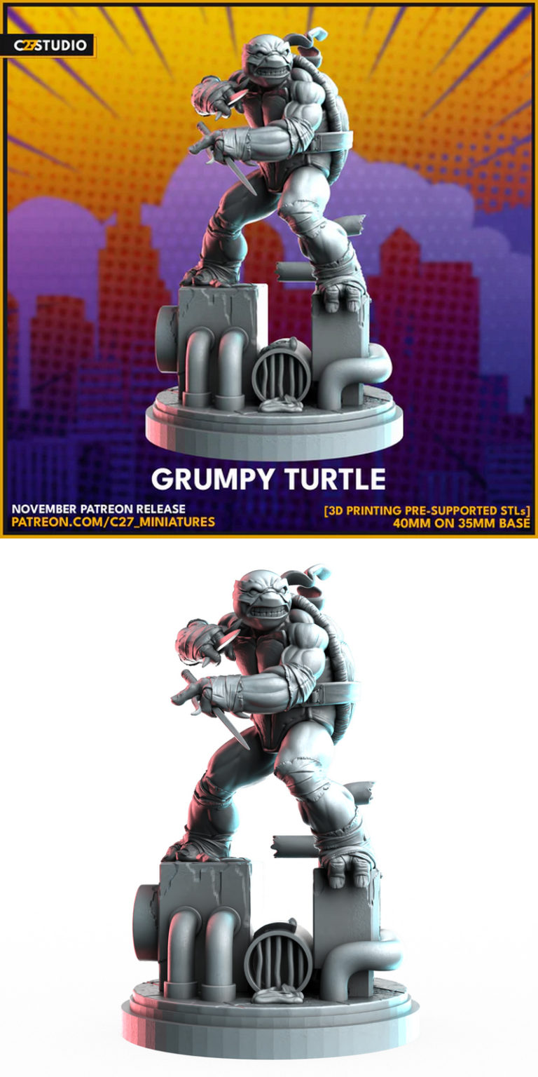 Desire FX 3d models | Grumpy Turtle – 3D Print Model