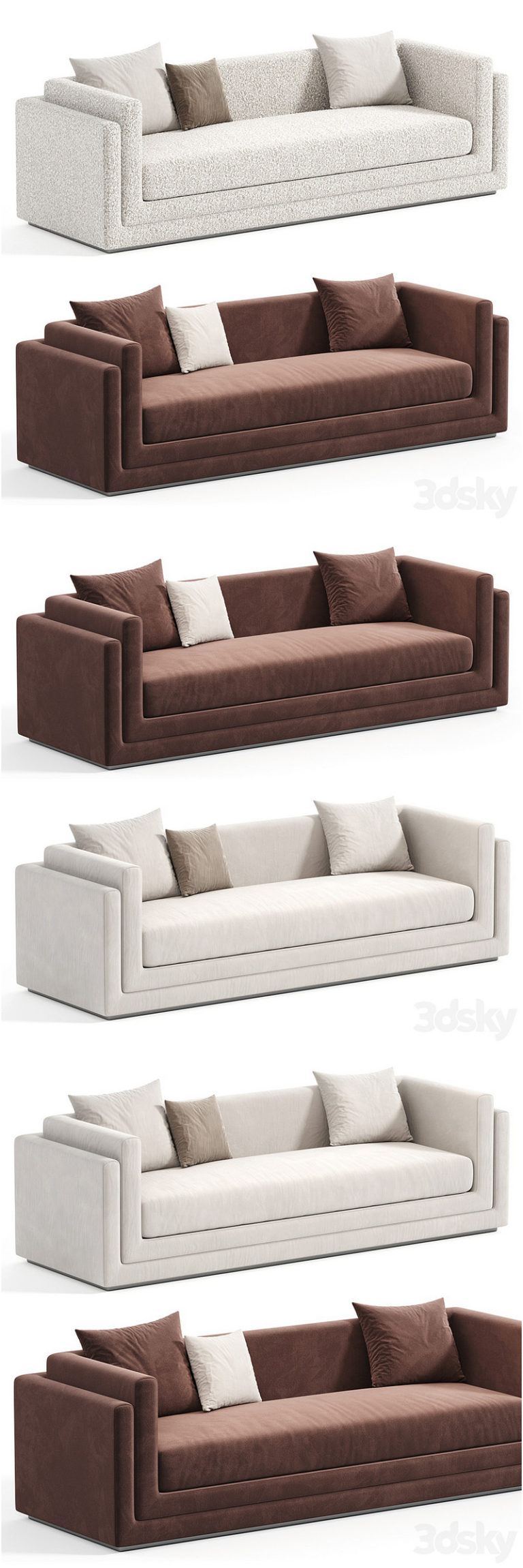 Desire FX 3d models | LILLE SOFA by Stephane Parmentier – 3D Model