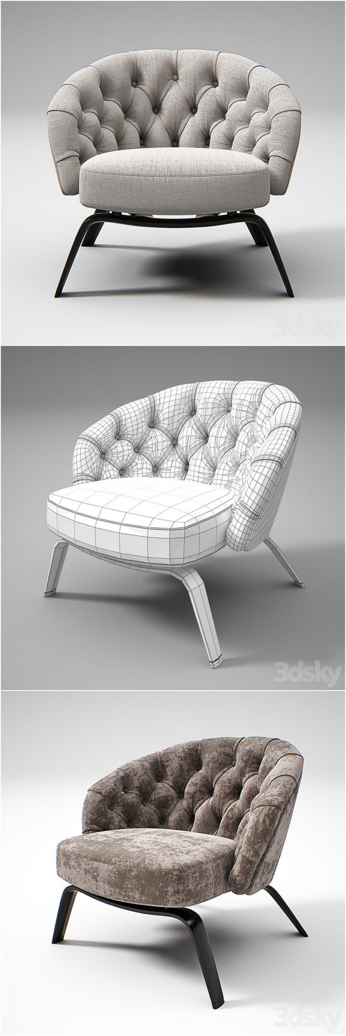 Desire FX 3d models | MINOTTI WINSTON – 3D Model