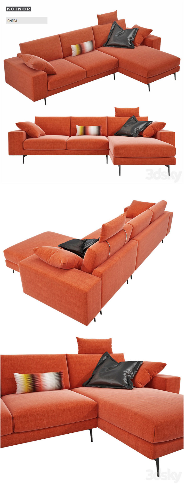 Desire FX 3d models | Omega Koinor, Sofa – 3D Model