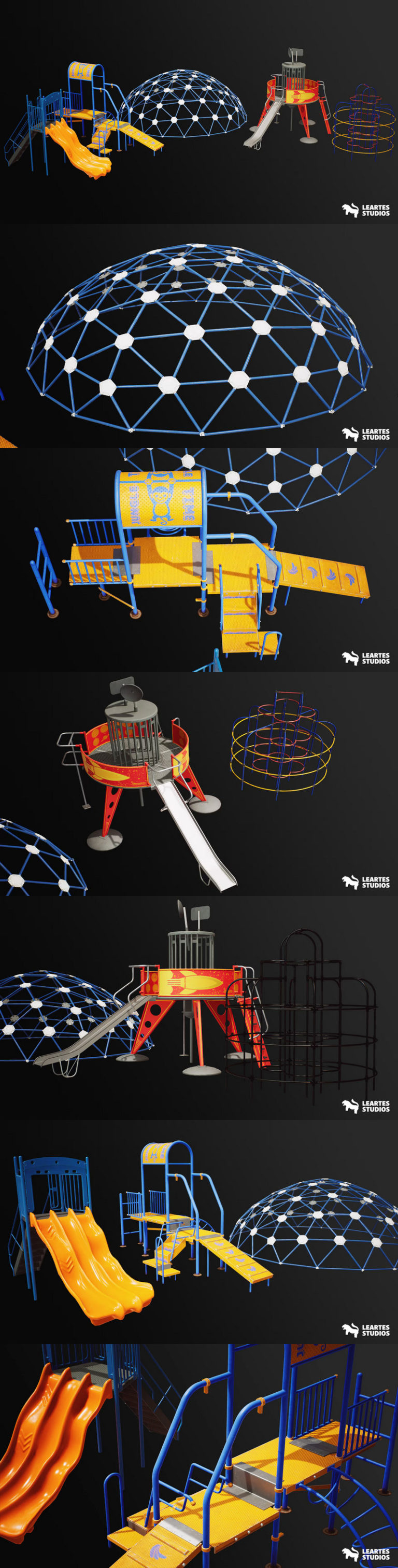 Desire FX 3d models | Playground Equipment VOL.1