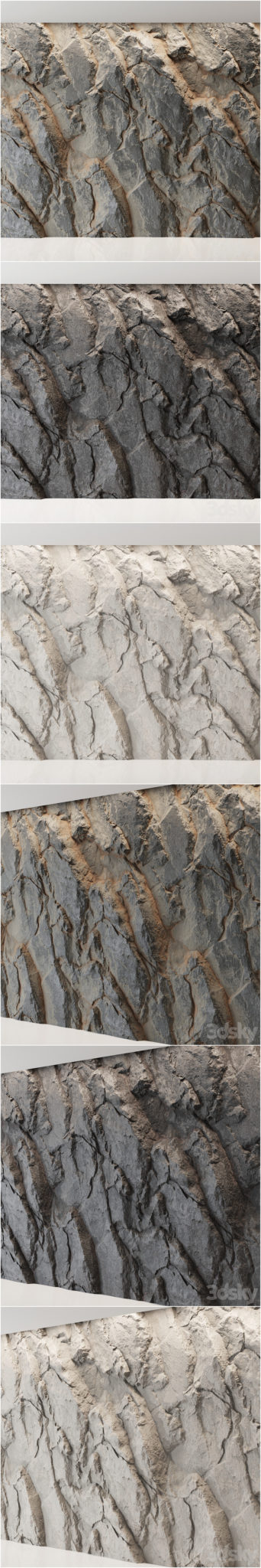 Desire FX 3d models | Rock cliff wall №63 – 3D Model