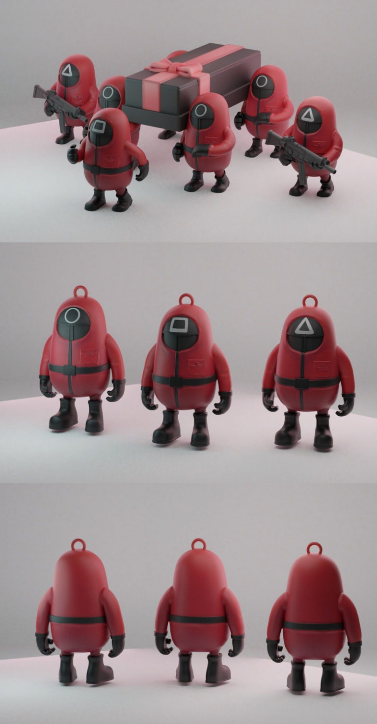 Desire FX 3d models | Squid Game Agents – 3D Print Model
