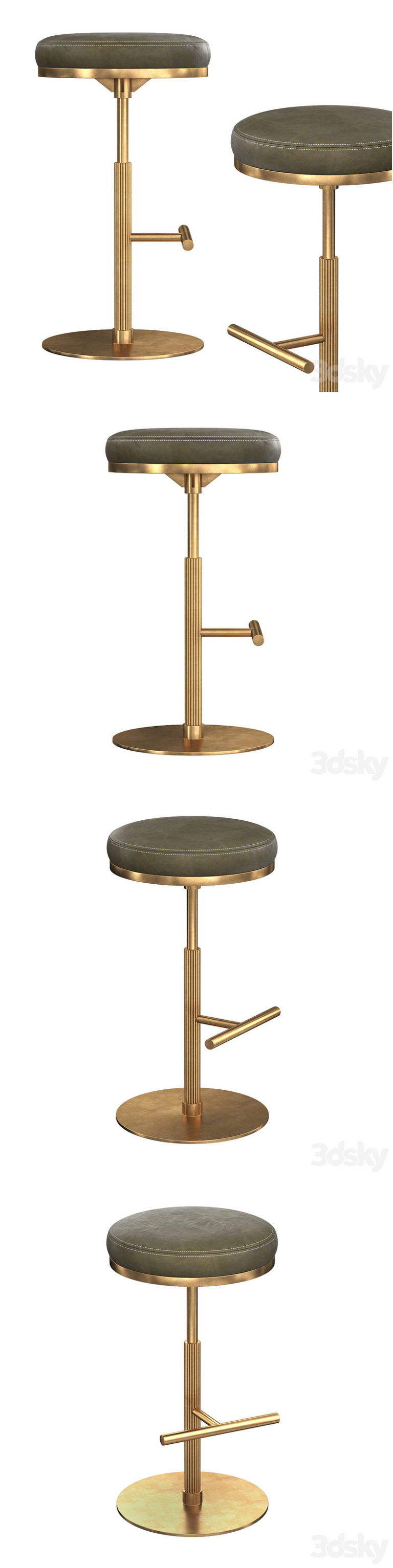 Desire FX 3d models | Wardell Stool – 3D Model