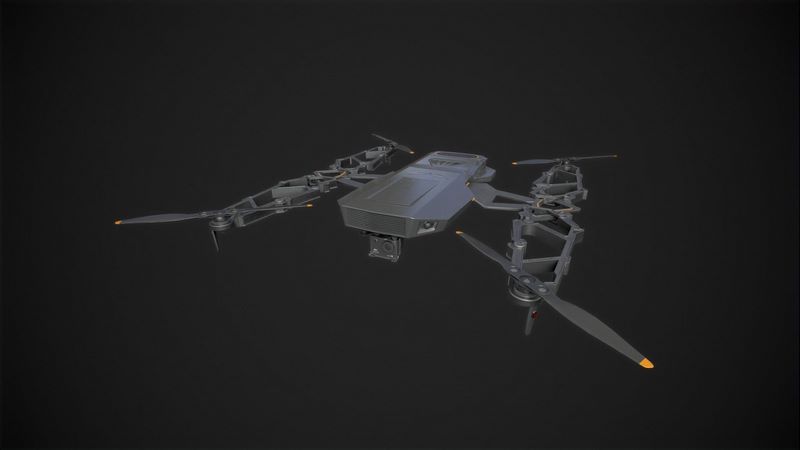 Desire FX 3d models | Dron with a camera 3D model