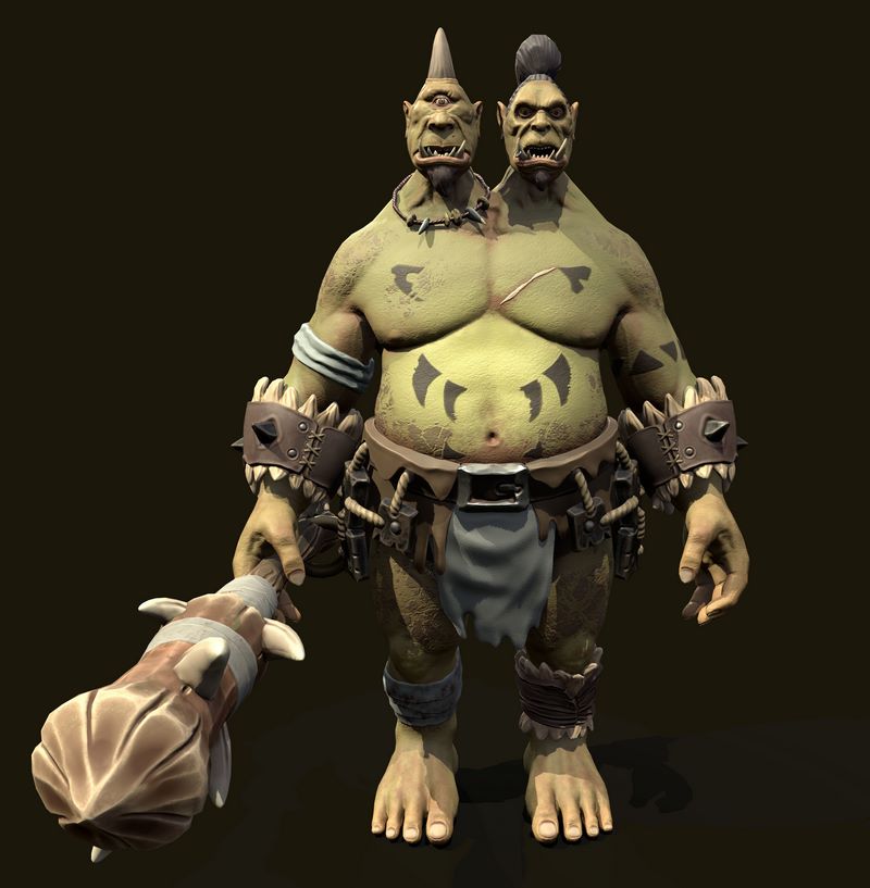 Desire FX 3d models | Ogre Character Low-poly 3D model