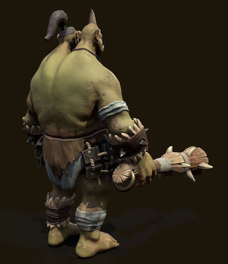 Desire FX 3d models | Ogre Character Low-poly 3D model