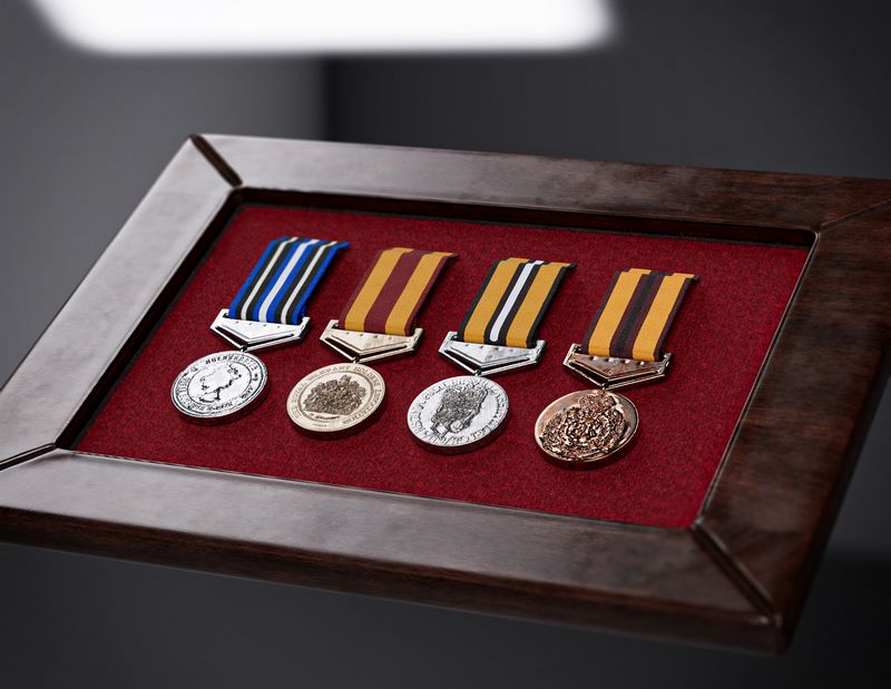 Desire FX 3d models | British military medal and badge Low-poly 3D model