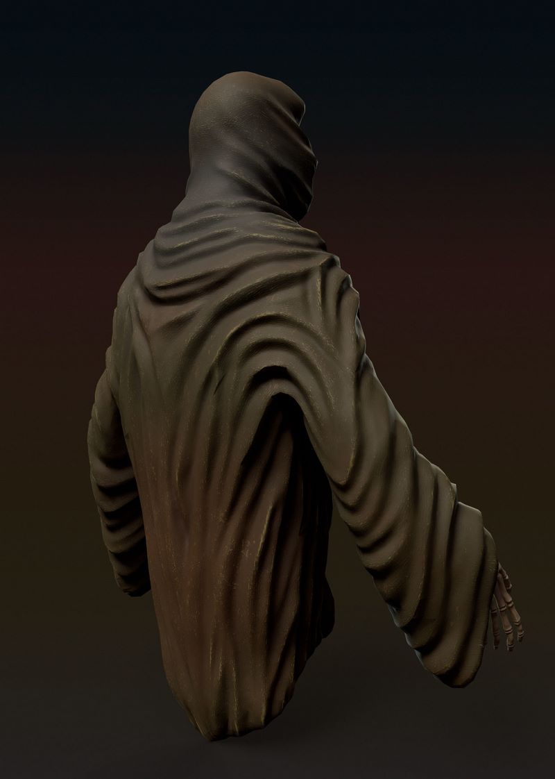 Desire FX 3d models | Wraith Skeleton Low-poly 3D model