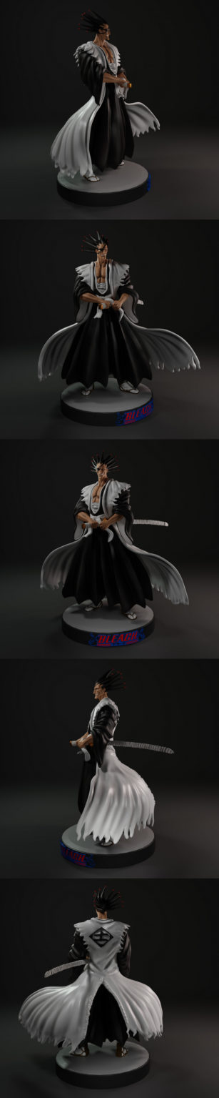 Desire FX 3d models | Bleach – Zaraki Kenpachi – 3D Print Model