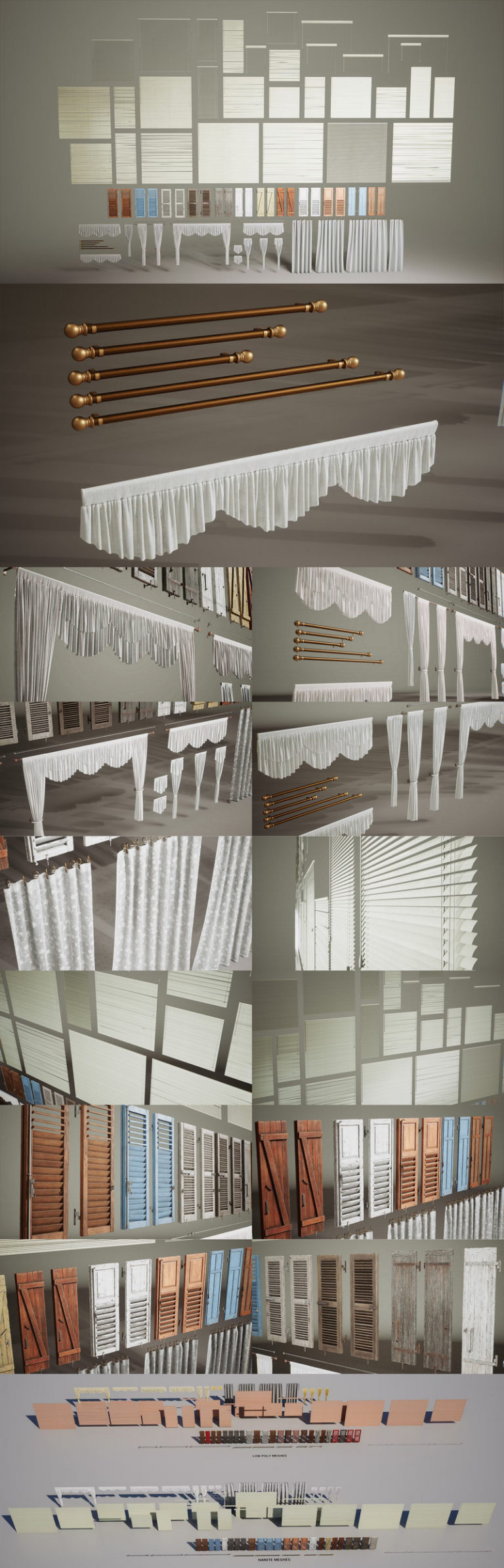 Desire FX 3d models | Buildings VOL.1 – Window Decor
