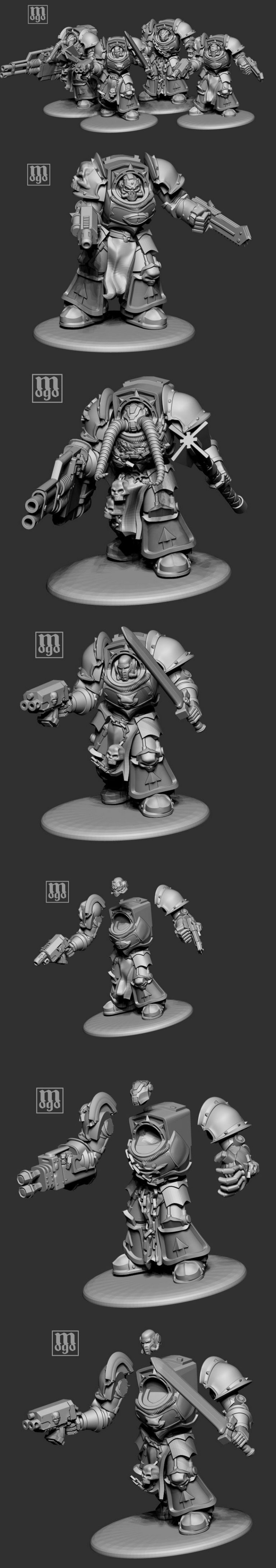 Desire FX 3d models | Chaos Rat Terminators Truescale – 3D Print Model