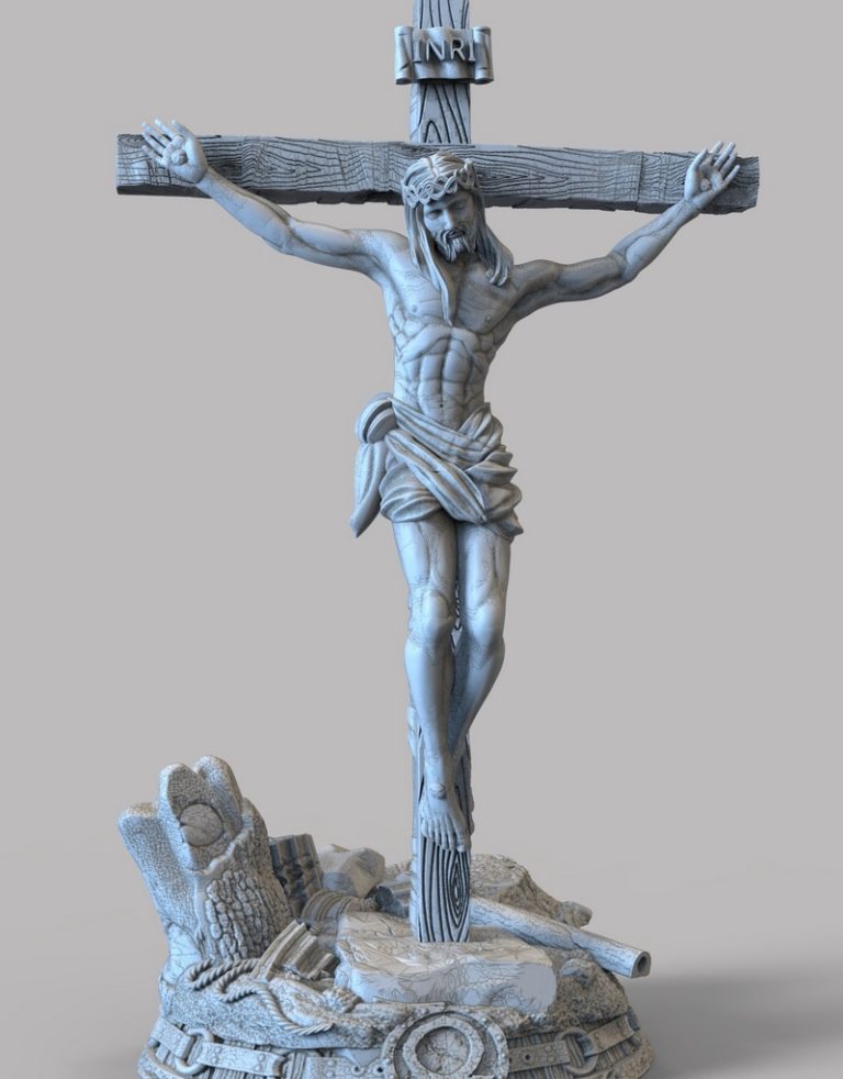 Desire FX 3d models | Christ on Cross – 3D Print Model