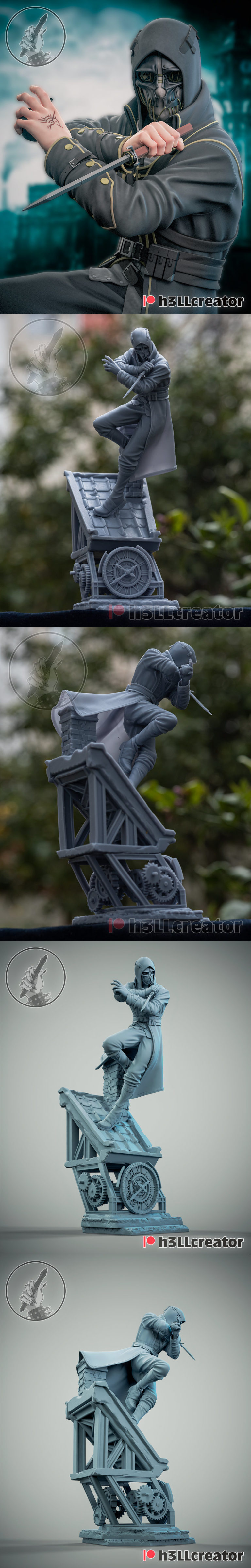Desire FX 3d models | Corvo Attano from Dishonored – 3D Print Model