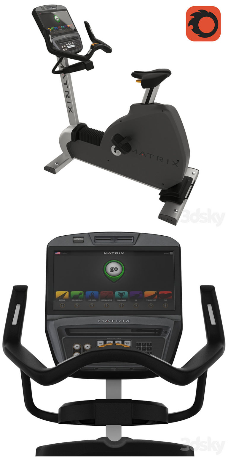 Desire FX 3d models | Gym Matrix Upright bike U7xe – 3D Model