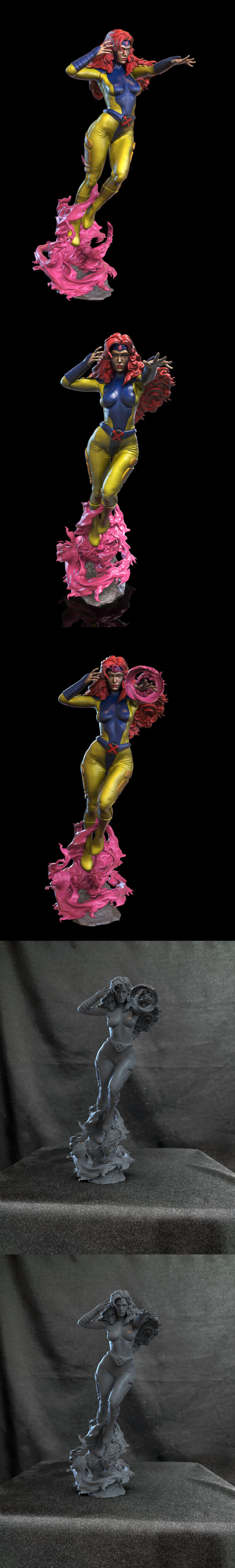 Desire FX 3d models | Jean Grey Classic – 3D Print Model