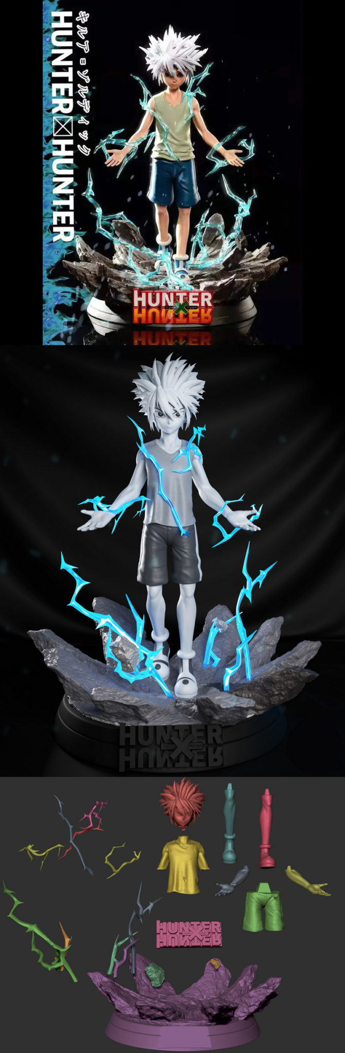 Desire FX 3d models | Killua Zoldyck – Hunter x Hunter – 3D Print Model