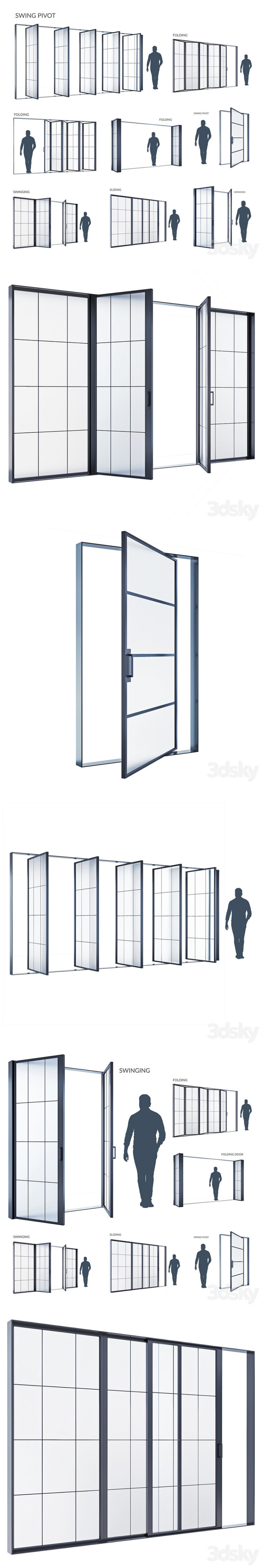 Desire FX 3d models | Modern windows SWING PIVOT FOLDING SLIDING – 3D Model